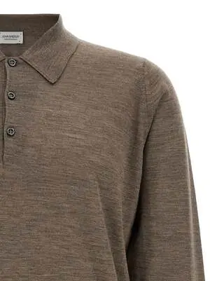 John Smedley Dorset Wool Polo Sweater