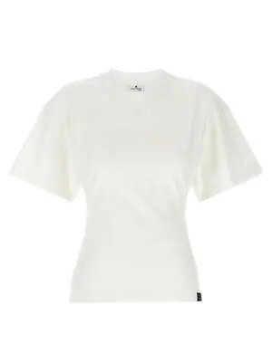 COURREGES Fitted Cotton T-shirt