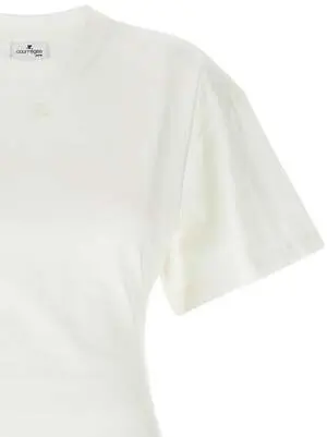 COURREGES Fitted Cotton T-shirt
