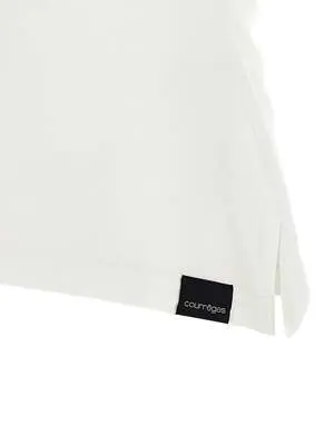 COURREGES Fitted Cotton T-shirt