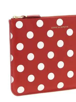 Comme Des Garçons Polka Dots Printed' Wallet