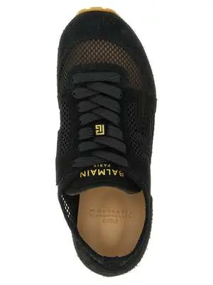 Balmain Racer 45 Suede Sneakers
