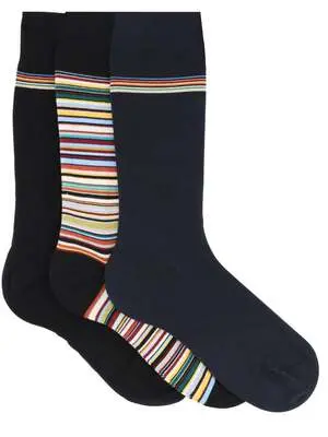 Paul Smith 3-pack Logo Socks - Multicolour