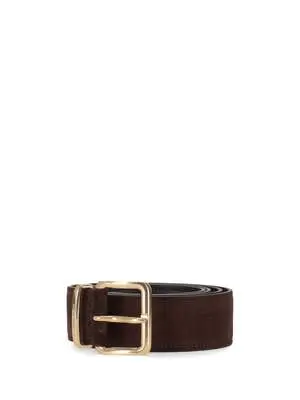 Miu Miu Suede Belt - Moro