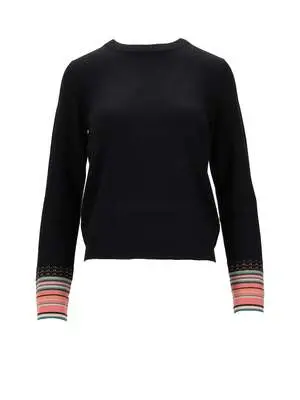 Paul Smith Knitted Crew Neck Sweater - Black