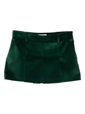 Miu Miu Corduroy Pleated Skirt