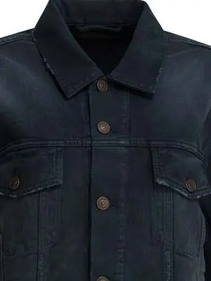 Balenciaga Denim Jacket With Worn Effect
