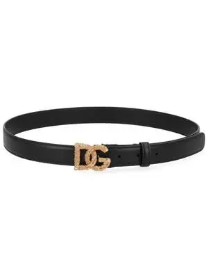 Dolce & Gabbana Leather Belt - Black