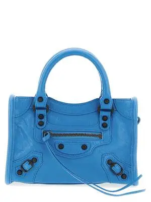 Balenciaga Le City Nano Handbag - Light Blue