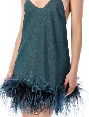 Oseree Lumière Plumage Mini Dress