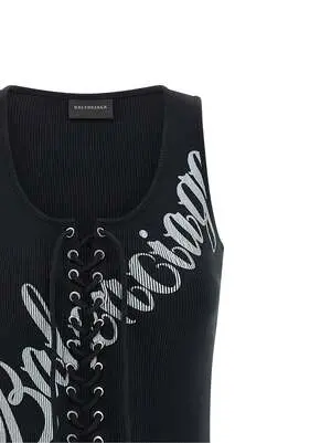 Balenciaga Lace-up Top