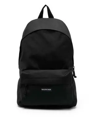 Balenciaga Explorer Nylon Backpack - Black