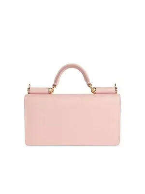 Dolce & Gabbana Calf Leather Dauphine Mini Bag - Pink
