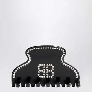 Balenciaga Holli Bb Hair Clip - Black