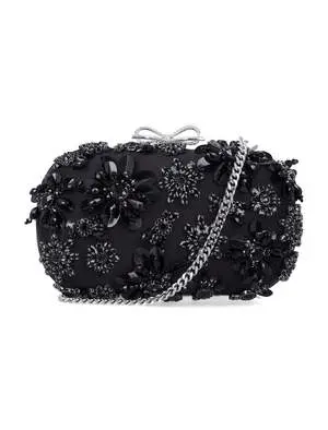 SELF-PORTRAIT Floral Crystal Clutch