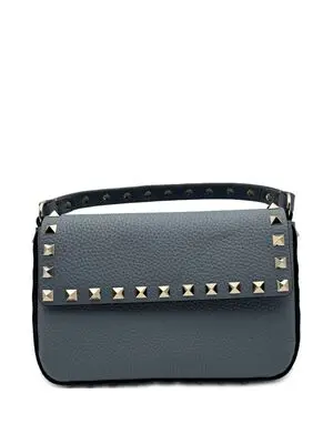 Valentino Garavani Rockstud Leather Mini Bag - Grey