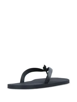Saint Laurent Leather Flip Flops