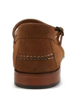 Hereu Lorea Suede Leather Loafers - Brown