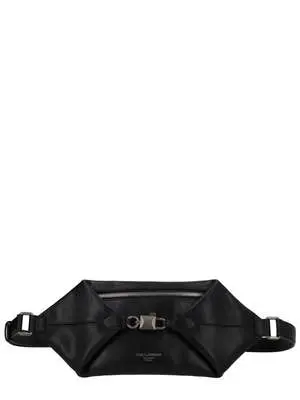 Dolce & Gabbana Leather Pouch With Lock