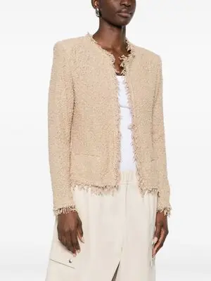 IRO PARIS Shavani Cotton Jacket - Beige