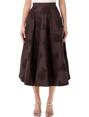 Remain Birger Christensen Floral Embroidered Maxi Skirt