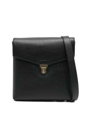 Emporio Armani Leather Crossbody Bag - Black