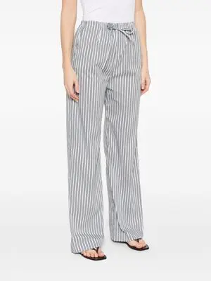 IRO PARIS Lia Cotton Blend Pants - Clear Blue