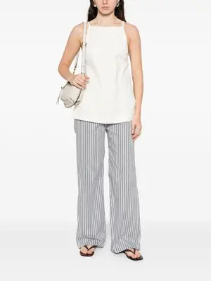 IRO PARIS Lia Cotton Blend Pants - Clear Blue