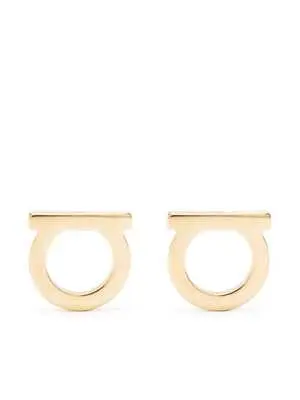 FERRAGAMO Gancini Earrings - Golden