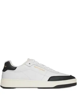 Saint Laurent Sl61 Leather Sneakers - White