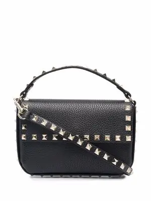 Valentino Garavani Rockstud Leather Mini Bag - Black
