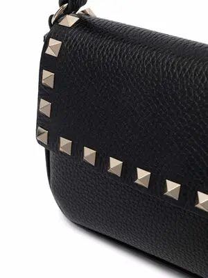Valentino Garavani Rockstud Leather Mini Bag - Black