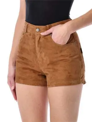 HAIKURE Brit Suede Shorts