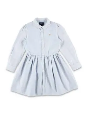 Polo Ralph Lauren Striped Cotton Oxford Shirtdress