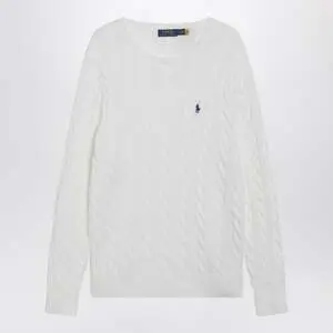 Polo Ralph Lauren Cable-knit Cotton Sweater - White