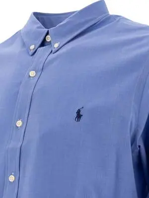 Polo Ralph Lauren Slim Fit Stretch Fil À Fil Shirt - Blue