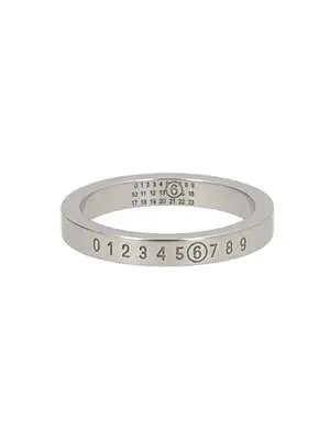 MAISON MARGIELA Logo Ring - Silver