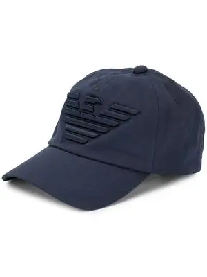 Emporio Armani Logo Baseball Cap - Blue