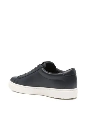 Emporio Armani Leather Sneakers - Blue