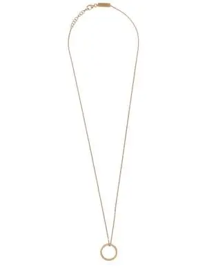 MAISON MARGIELA Necklace With Ring Pendant - Gold