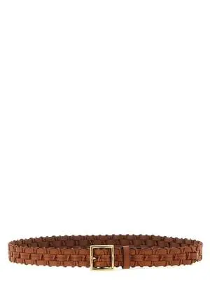 Polo Ralph Lauren Braided Leather Belt - Brown