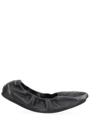 MAISON MARGIELA Leather Ballerinas - Black