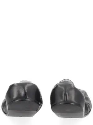 MAISON MARGIELA Leather Ballerinas - Black