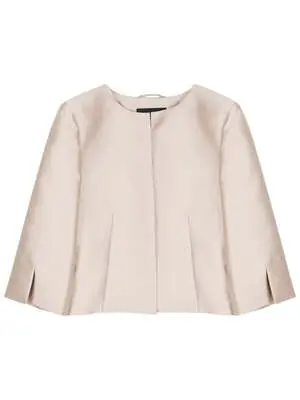 Alberta Ferretti Mikado Jacket - Beige