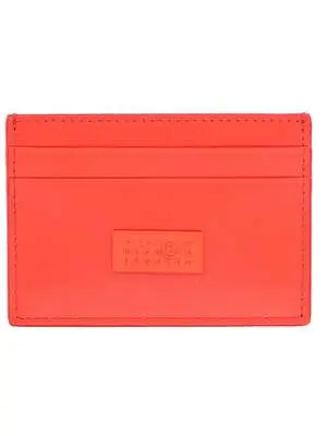 MAISON MARGIELA Card Holder With Logo - Orange