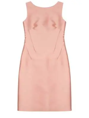 Alberta Ferretti Satin Midi Dress - Pink