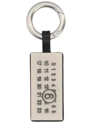 MAISON MARGIELA Keychain With Logo - Black