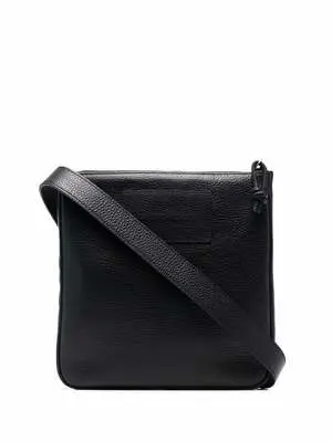 Emporio Armani Leather Crossbody Bag - Black