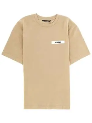 Jacquemus Grosgrain' T Shirt - Beige