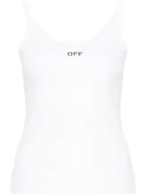 Off White Off Stamp Rib Tank Top